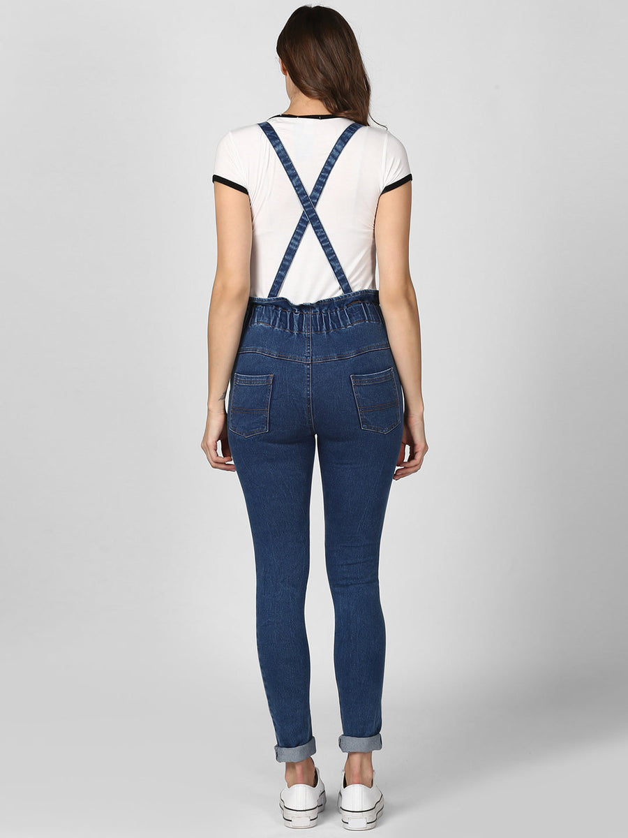 Women's Denim Pants with Pinafore straps – Stylestone